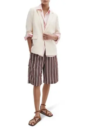 Rag & Bone Jennie One-button Blazer - Ivory