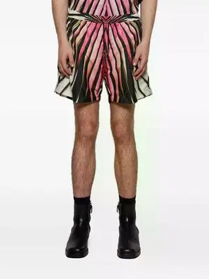 Roberto Cavalli Zebra-print Swim Shorts