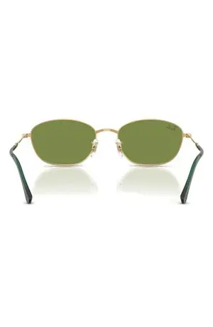 Ray-ban 55mm Oval Sunglasses - Arista/green
