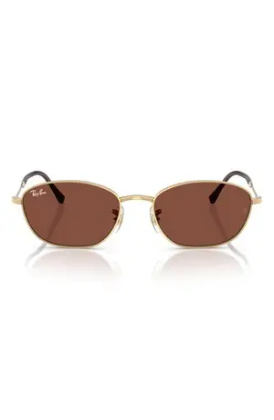 Ray-ban 55mm Oval Sunglasses - Arista/red