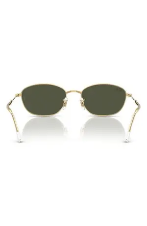Ray-ban 55mm Oval Sunglasses - Gold Flash