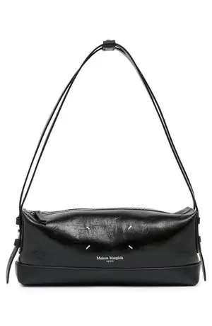 MAISON MARGIELA Small Leather Baguette Shoulder Bag