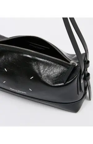 MAISON MARGIELA Small Leather Baguette Shoulder Bag