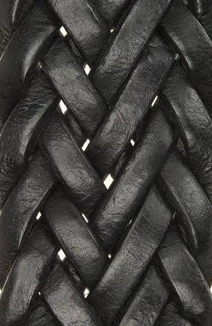 Nordstrom Braided Leather Belt - Black