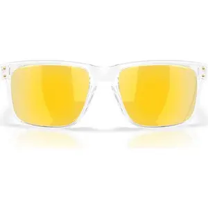 Oakley 55mm Polarized Square Sunglasses - Clear