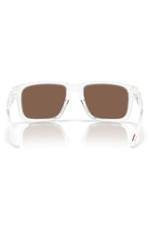 Oakley 55mm Polarized Square Sunglasses - Clear