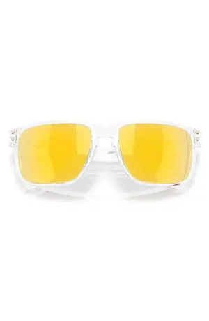 Oakley 55mm Polarized Square Sunglasses - Clear
