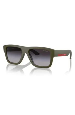 Prada 56mm Square Sunglasses