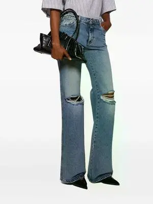 Natasha Zinko Distressed Flared Jeans