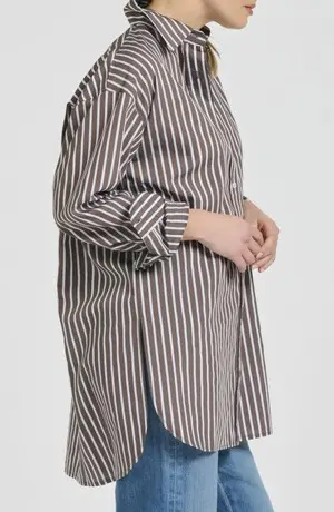 SHIRTY Stripe Boyfriend Shirt