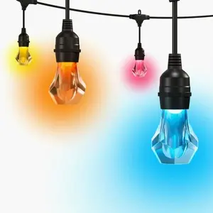 NANOLEAF Matter Smart Outdoor String Lights Smarter Kit 49ft - Multicolor