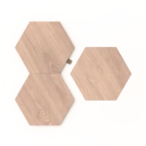 NANOLEAF Elements Expansion Pack | Birchwood Hexagons - Multicolor