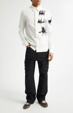 Rick Owens Geth Temple Slim Cargo Pants