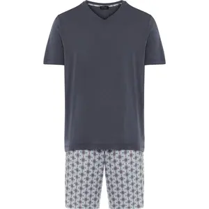 Hanro Night & Day Cotton And Tencel V-neck Pajama Set