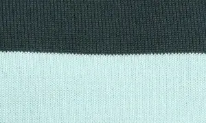 ISAAC MIZRAHI NEW YORK Floral Button Rugby Sweater - Teal/multi