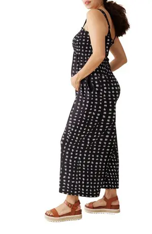 Ingrid & Isabel® Smocked Bodice Maternity Jumpsuit