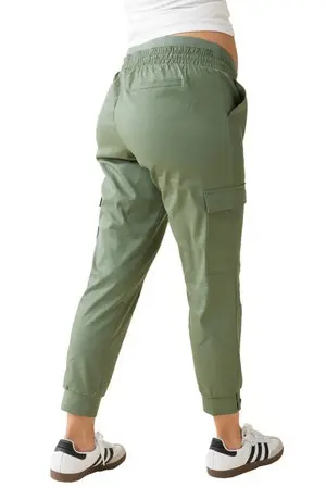 Ingrid & Isabel® Under The Bump Drawstring Cargo Pants