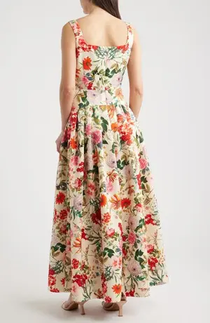 Julia Jordan Floral A-line Gown