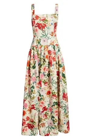 Julia Jordan Floral A-line Gown
