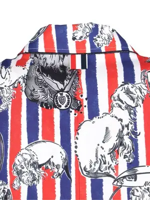 Thom Browne Printed Silk Blazer - Multi