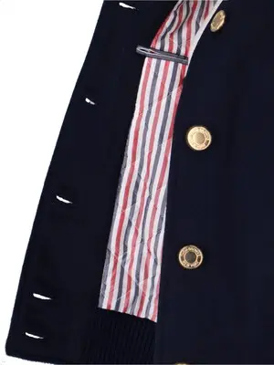 Thom Browne Varsity Bomber Jacket - Blue