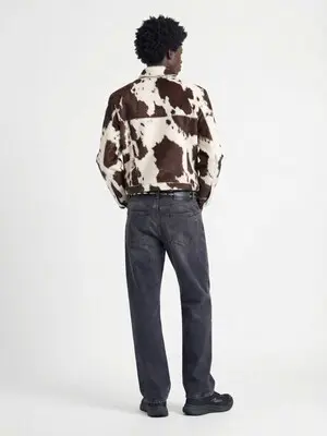 REPRESENT Animal Print Leather Jacket - Multi