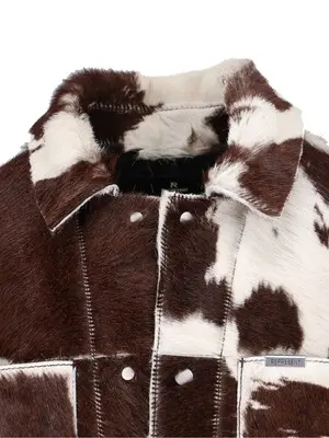 REPRESENT Animal Print Leather Jacket - Multi