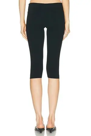 TOTEME Capri Knit Legging - Black