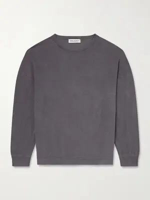 Our Legacy Slack Cotton-blend Jersey Sweatshirt - Gray