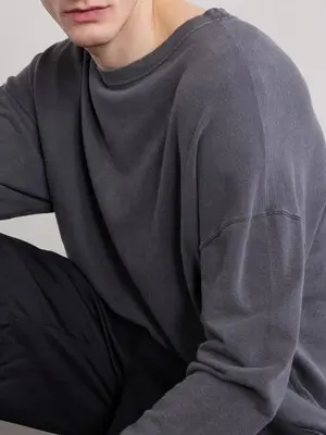 Our Legacy Slack Cotton-blend Jersey Sweatshirt - Gray