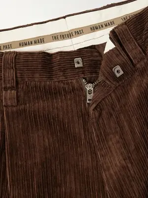 HUMAN MADE Wide-leg Pleated Corduroy Trousers