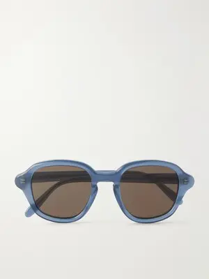 Loewe Acetate Round Frame Sunglasses - Blue
