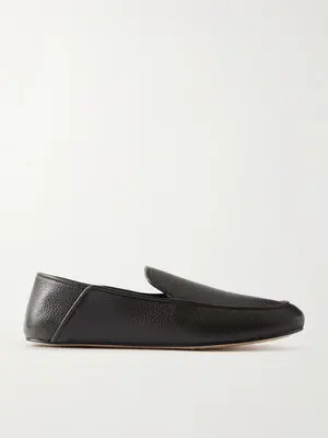 George Cleverley Mayfair Collapsible-heel Full-grain Leather Loafers - Brown