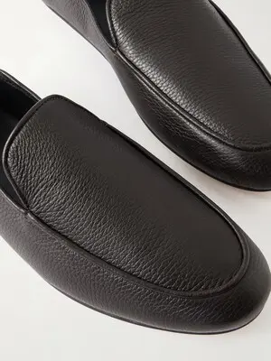 George Cleverley Mayfair Collapsible-heel Full-grain Leather Loafers