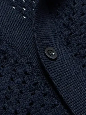 Frescobol Carioca Pinto Crocheted Cotton Shirt