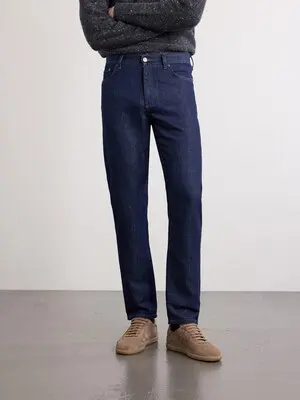 Zegna Straight Leg Jeans - Blue
