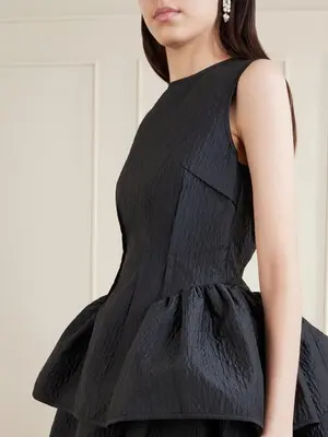 Cecilie Bahnsen Daimi Ruffled Cloqué Top