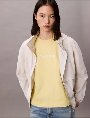 Calvin Klein Standard Logo Boxy Fit Crewneck T-shirt