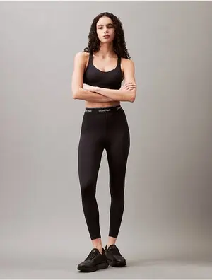 Calvin Klein Modern Sport High Waist 7/8 Leggings - Black