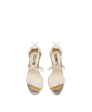 FREYA ROSE Flora Ankle Strap High Heel Sandal - Ivory