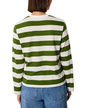 Whistles Striped Long Sleeve Tee