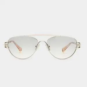 Le Specs Número Seis Sunglasses - Bright Silver