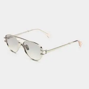 Le Specs Número Seis Sunglasses - Bright Silver