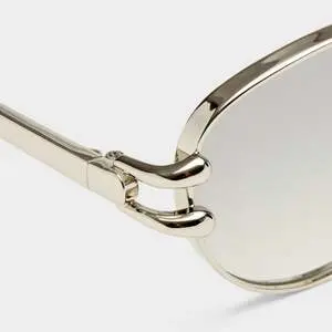 Le Specs Número Seis Sunglasses - Bright Silver