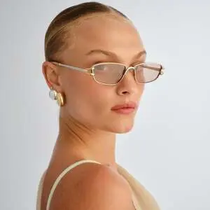 Le Specs Número Cinco Sunglasses - Bright Silver