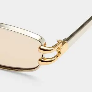Le Specs Número Cinco Sunglasses - Bright Silver