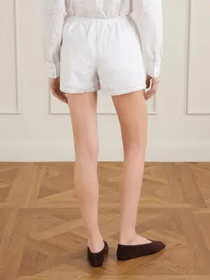 Loretta Caponi Rosita Cotton Shorts