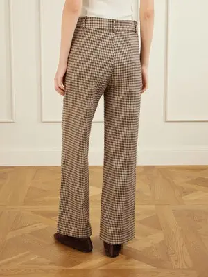 DESTREE Yoshimoto Plaid Straight-leg Pants