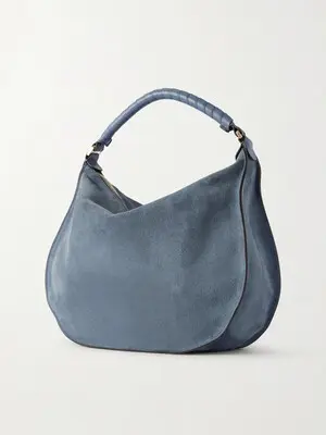 Chloé Marcie Suede Shoulder Bag - Blue