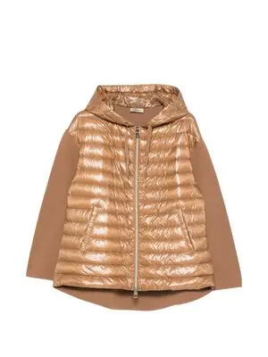 Herno Cotton And Nylon Down Jacket - Camel